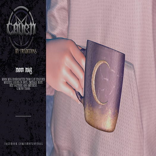 Second Life Marketplace Coven Moon Mug